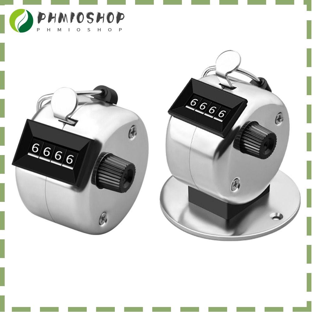 MIOSHOP Manual Counting, Hand Held 4 Digit Number Mechanical Counter ...