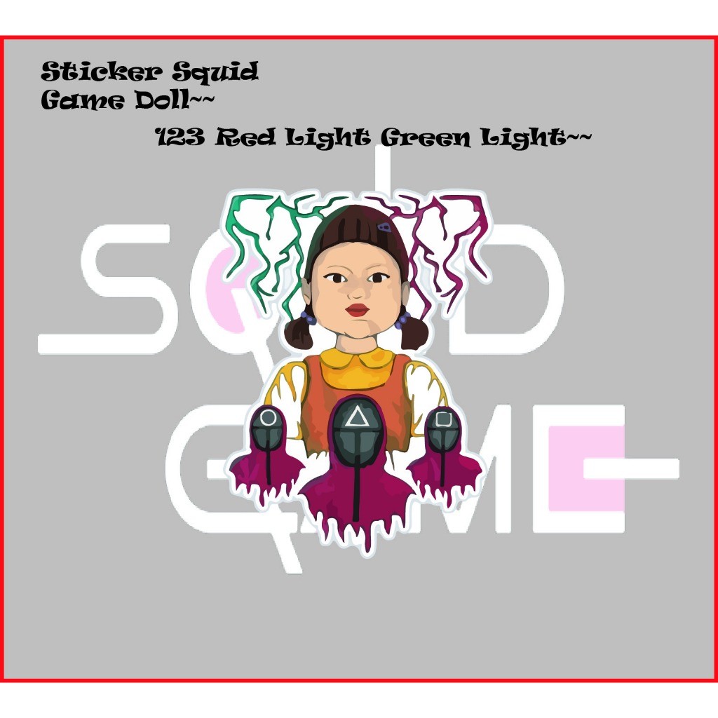 Sticker Motor Squid Game | Shopee Philippines