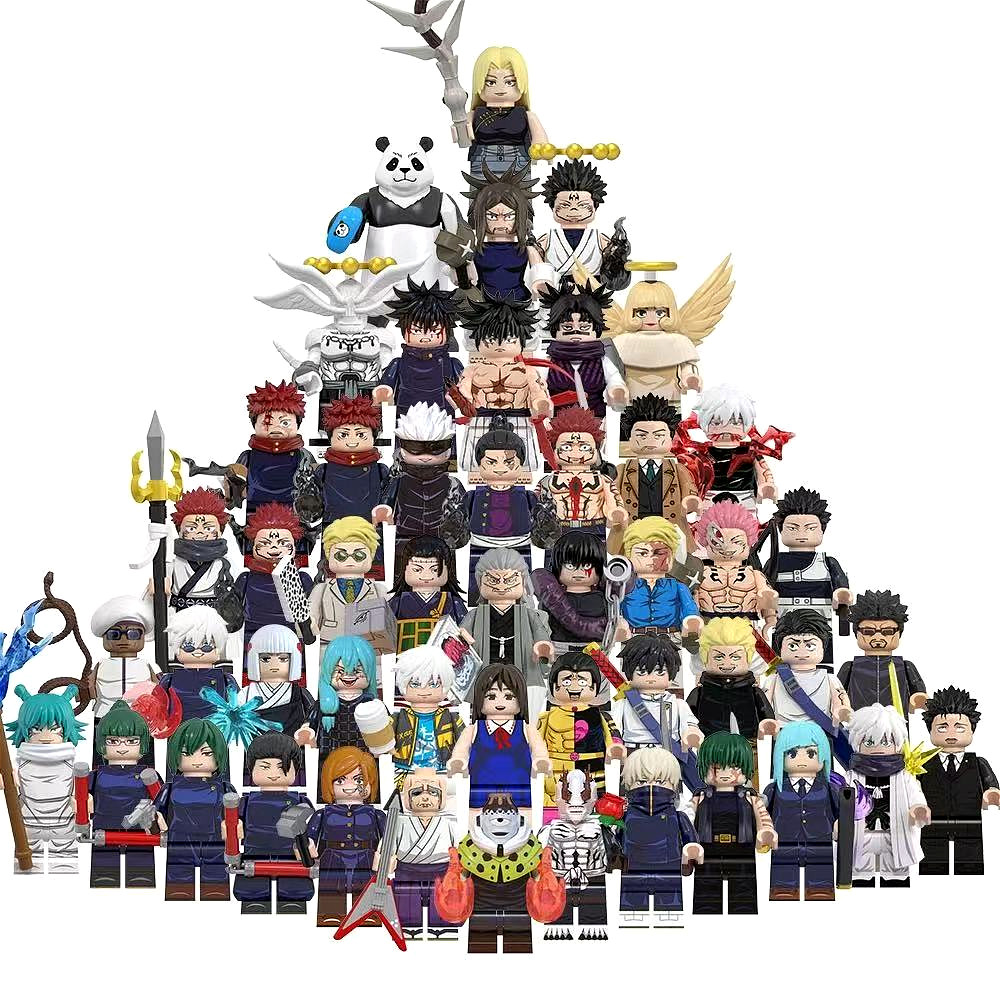 Anime Jujutsu Kaisen Action Figure Fushiguro Toji Gojo Satoru Itadori ...