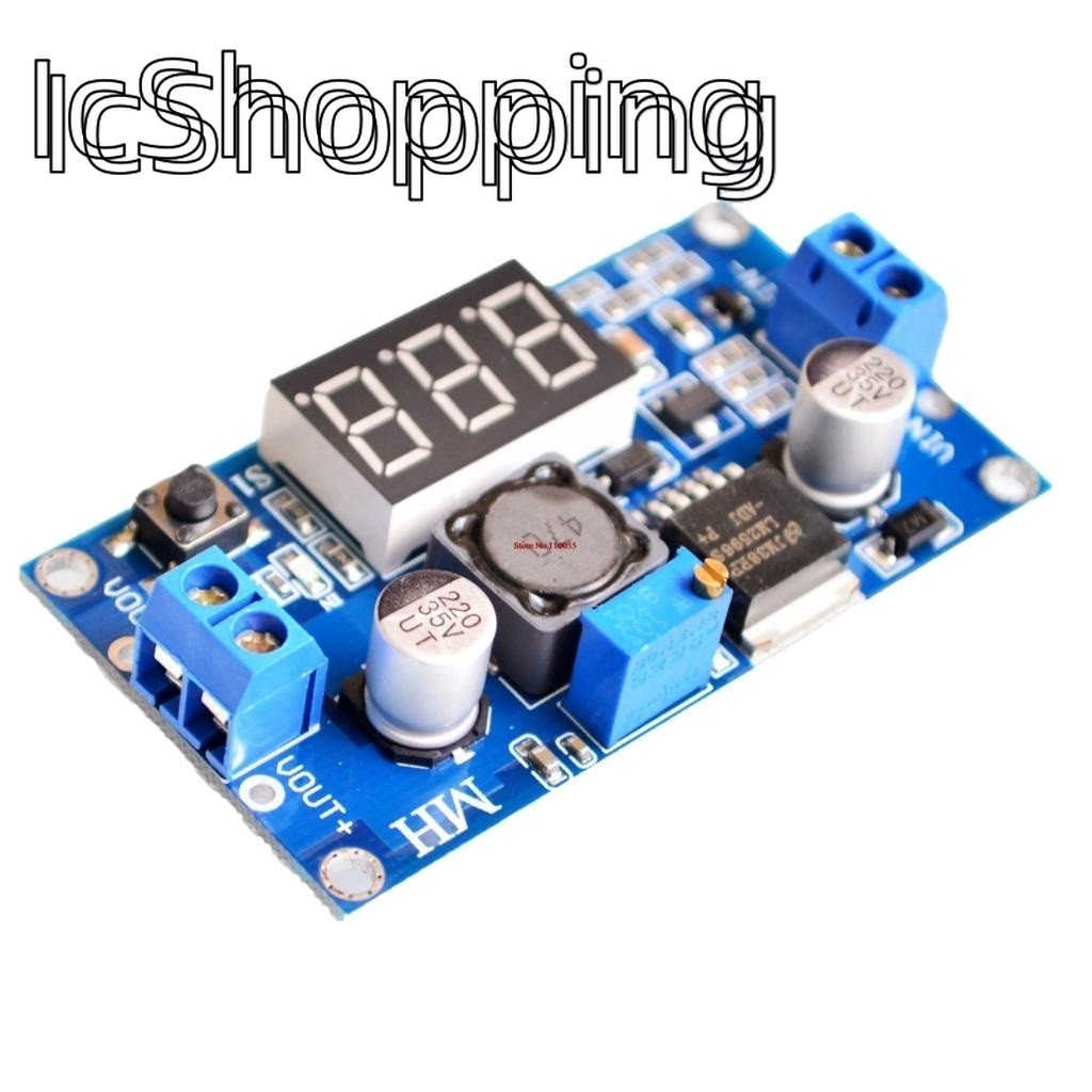 LM2596 DC DC Step Down Converter Voltage Regulator LED Display Voltmeter 4.0~40 to 1.3-37V Buck ...