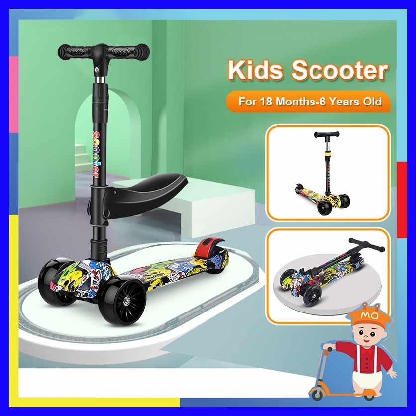 ScooterIp]for)E&Kids,a!with[a!Music[S!and[K!Big[B!Light[b!Wheels LED ...