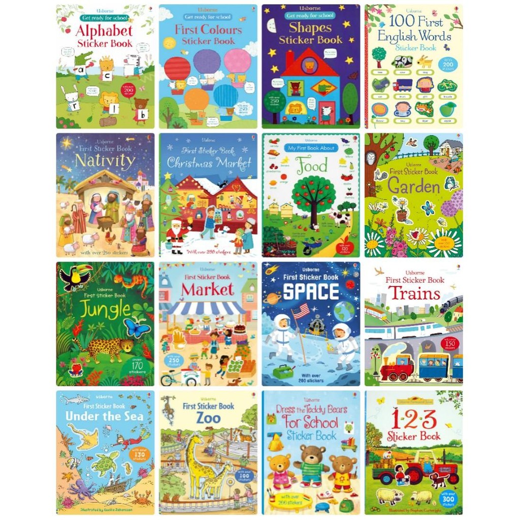 Usborne Activity books Sticker children kids story books Eric Carle ...