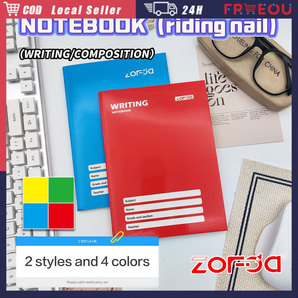 ZOFDA writing notebook grade 1-5 A5 notepad School Office Stationery ...