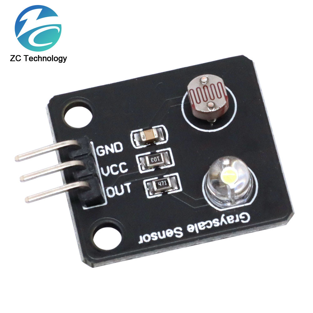 Photosensitive resistor Light Sensor Analog Grayscale Sensor Electronic Board line finder ...