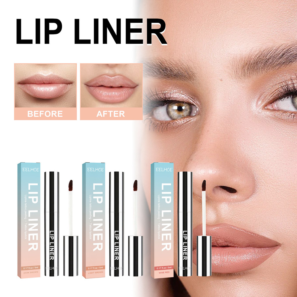 EELHOE peel-off lip liner outlines lip shape and reveals lip color ...