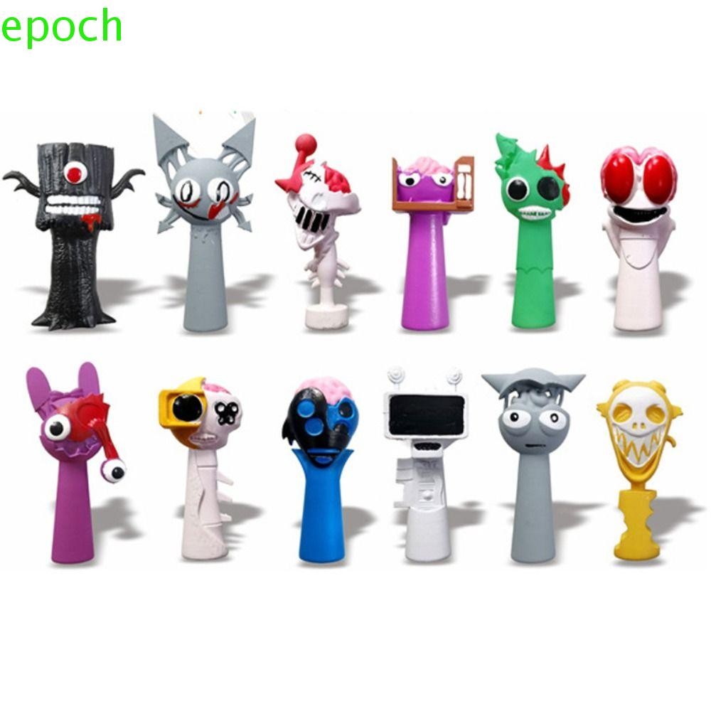 EPOCH 12pcs/set Sprunki Figures Mode Toys, Music Game Simulation ...