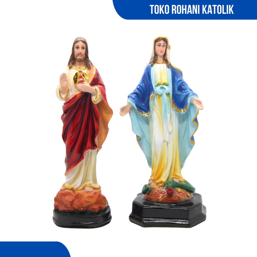 Maria AND YESUS STATUE SET 25 CM / MARIA AND YESUS STATUE SET ...