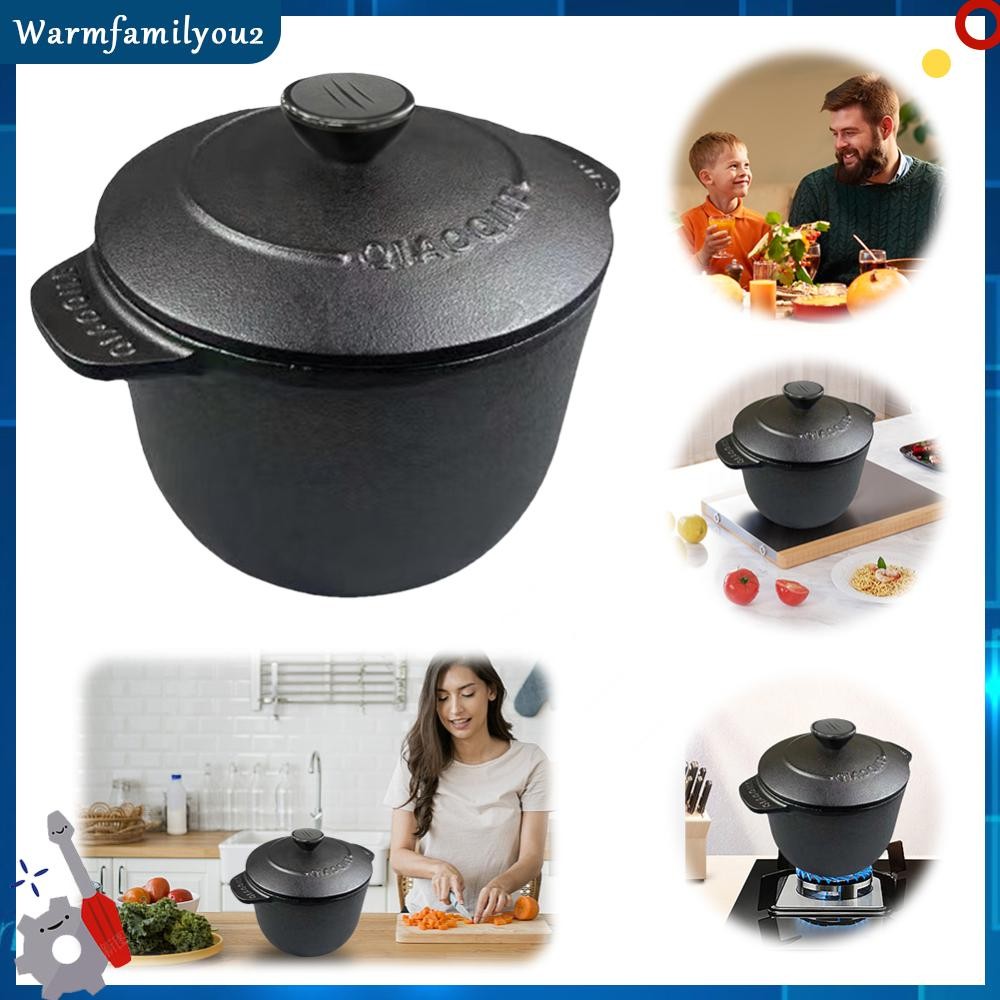 Cast Iron Rice Cooker Deepened Rice Pot Induction Compatible Thickened ...
