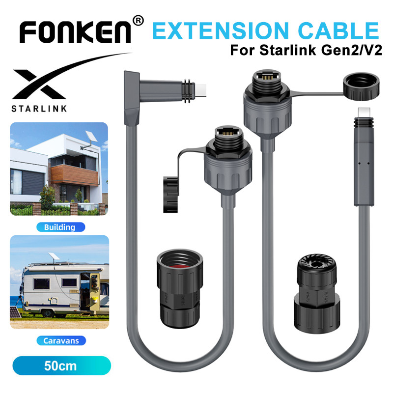 Fonken for StarLink V2/Gen 2 Connector SPX To RJ45 Waterproof Connector ...