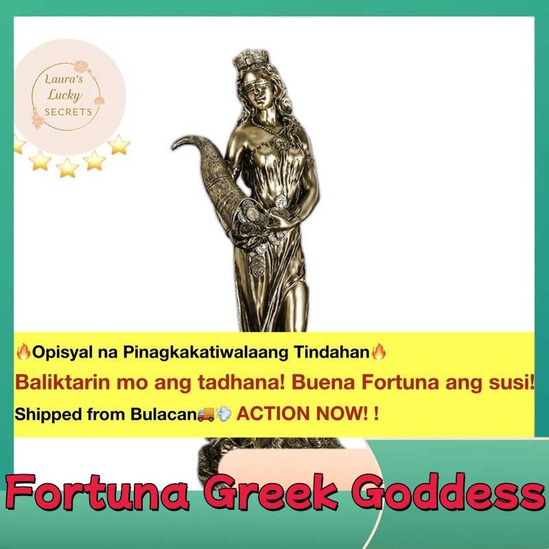 Laura Lucky Buena Fortuna Statue of Fortune Blindfolded Fortuna Charm ...