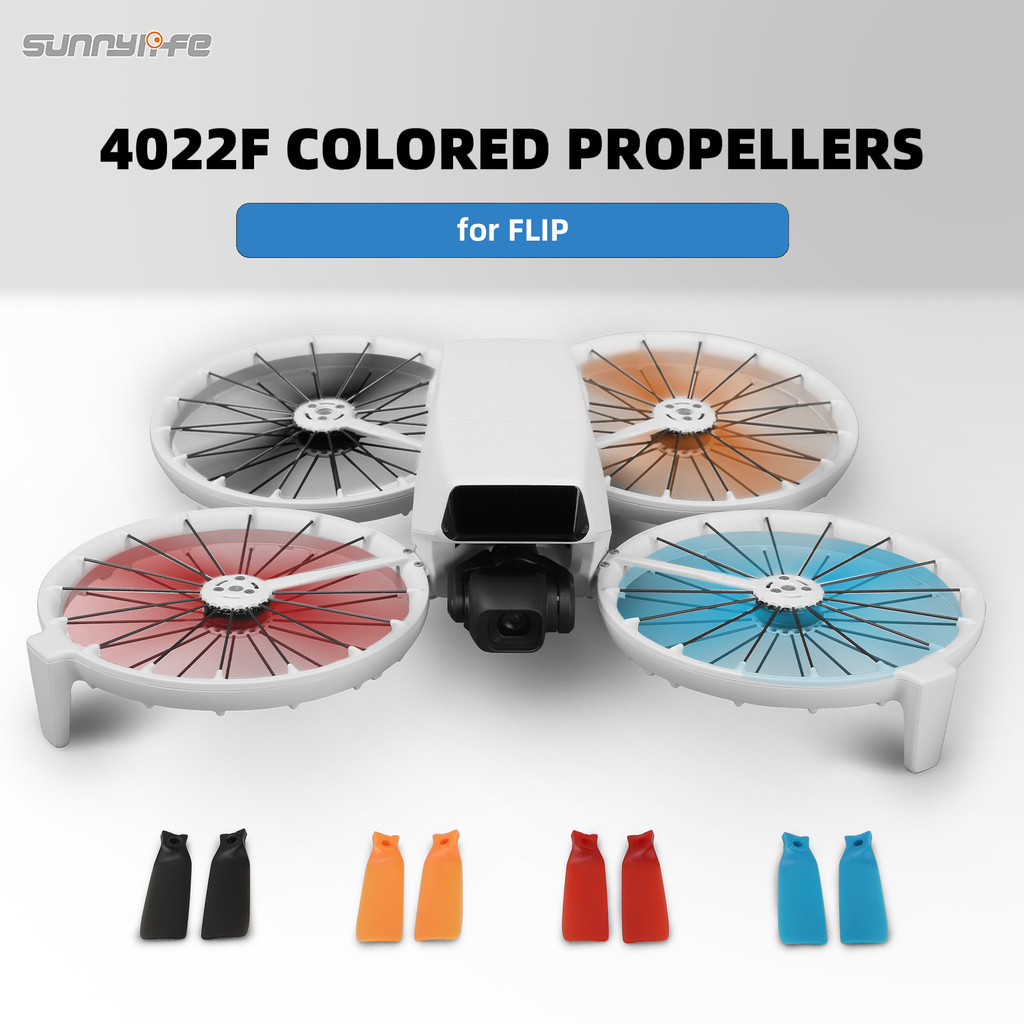 For DJI FLIP propeller 4022F color propeller Vlog aerial camera ...