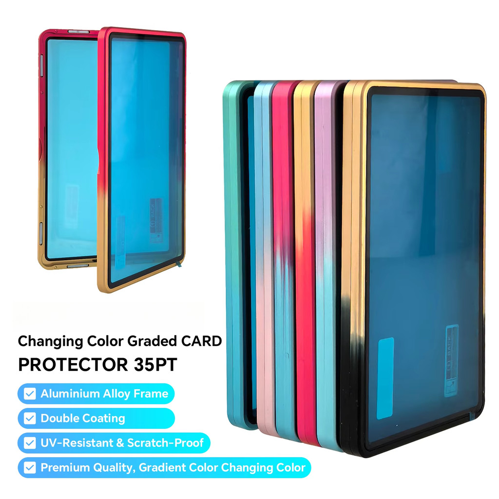 (Ready Stock)Pokemon TCG Card Display Case - PSA Gradient Color ...