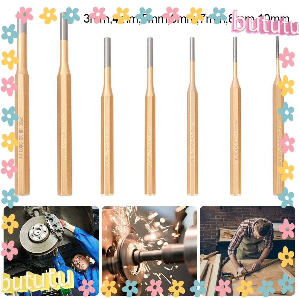 BUTUTU Cylinder Drift Pin, Carbon Steel Gold Punching Chisel, High ...