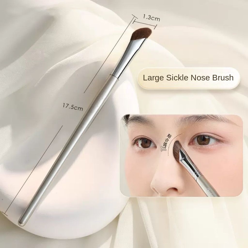 Sickle Slanted Nose Shadow Brush Shadow Contouring Set High Gloss Bevel ...