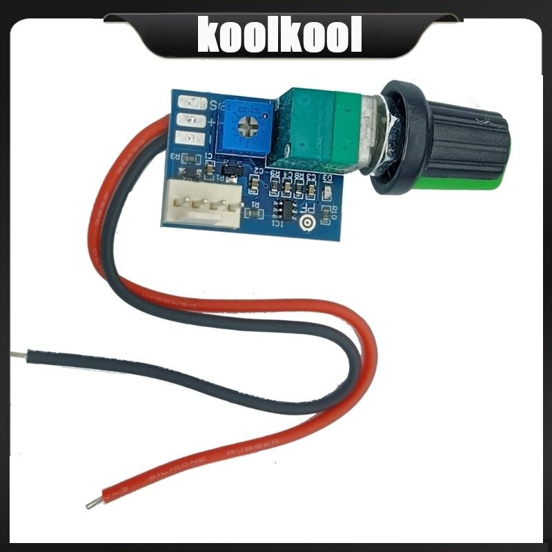 kool Manual 4 Wires 12V Fan Speed Controller PWM Speed Control Switch ...