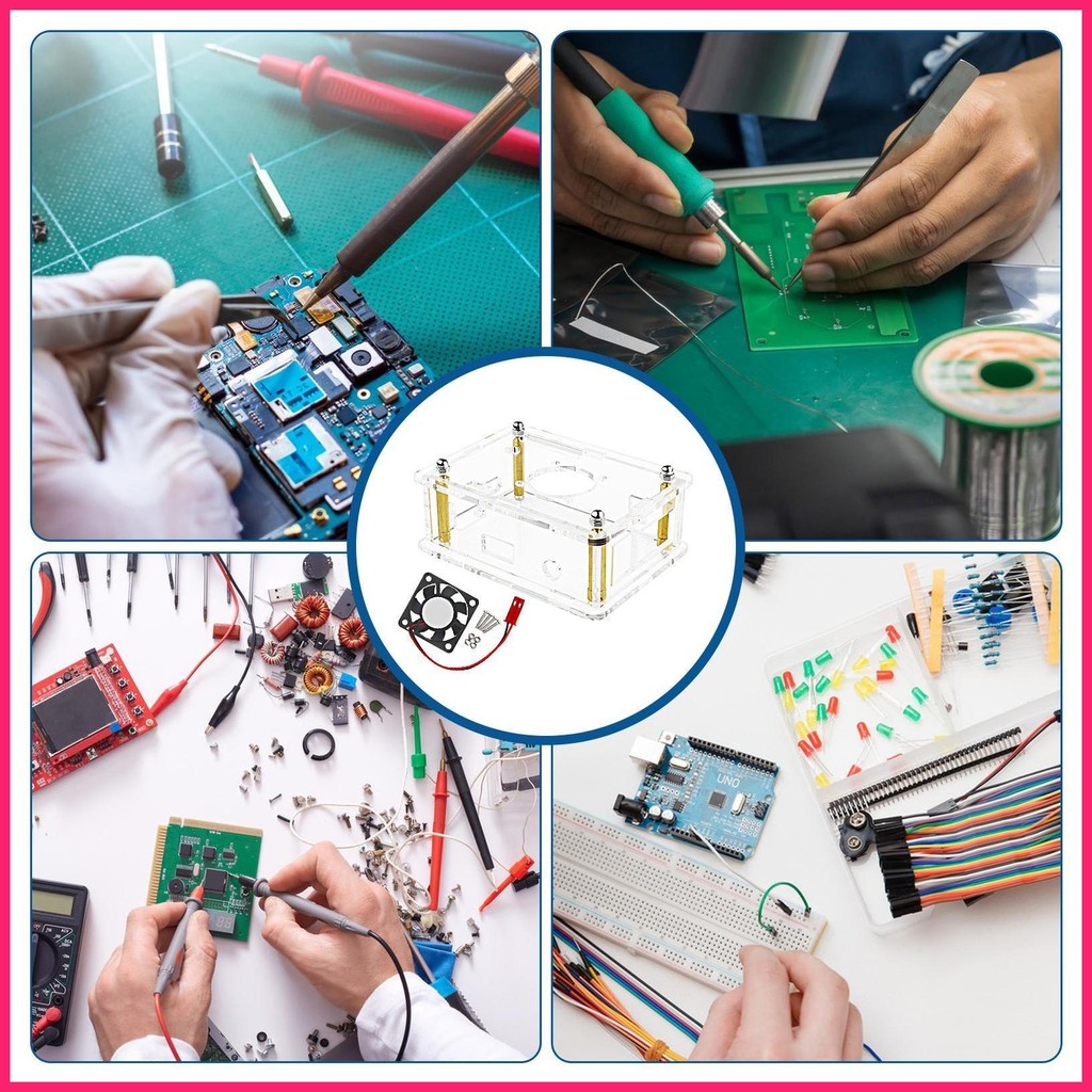 Mainboard Transparent Acrylic Case Mainboard Display Case Acrylic Clear ...