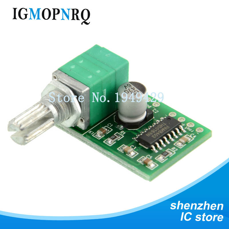 10PCS SAMIORE ROBOT PAM8403 mini 5V digital amplifier board with switch ...