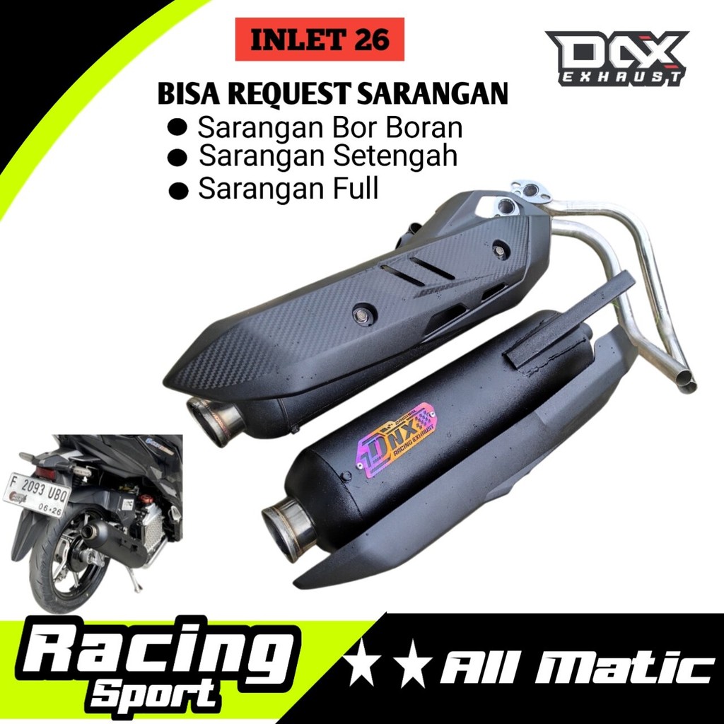 Original DNX Exhaust Sijiro Nozzle Full, Half Filter, Drill for Beat ...