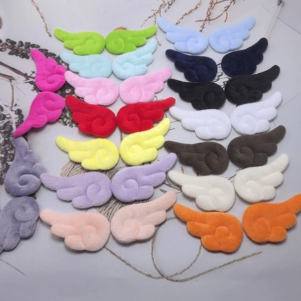 Steve 5 Pairs double-sided Plush Angel Wings Hat Socks Clothing Toys ...