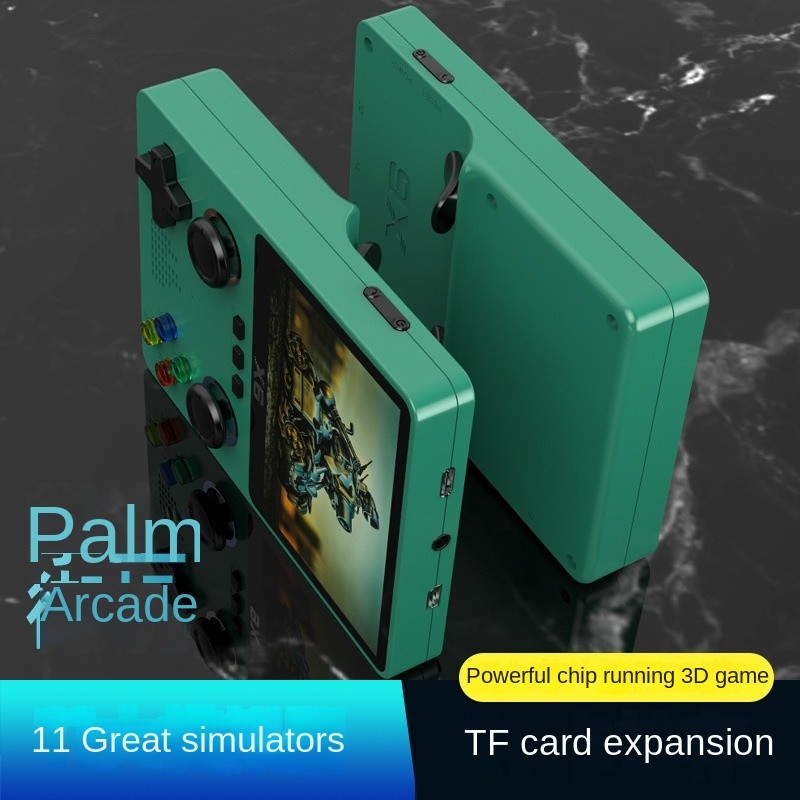 Retro Style Handheld Game Console with Dual Joysticks, Large Screen ...