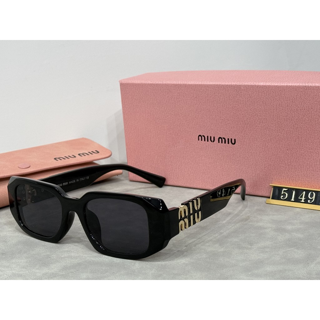 miu Multi-Angle Frame Classic Fashion Glasses Women's Cat Eye Large ...