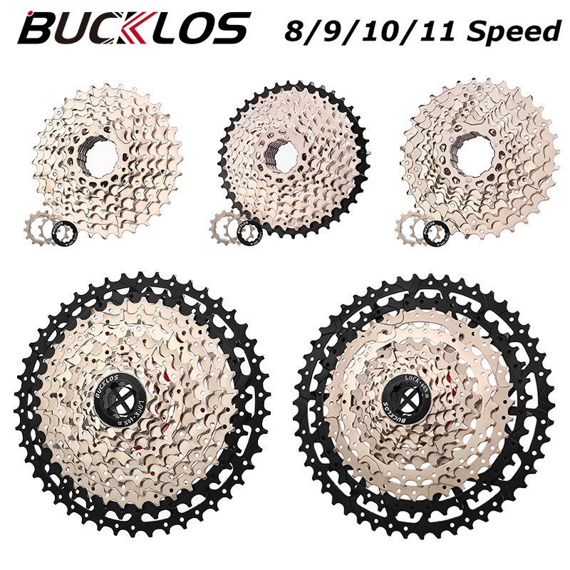 BUCKLOS Bike Cogs MTB Road Bike Cassette Cogs 8/9/10/11/12 Speed ...