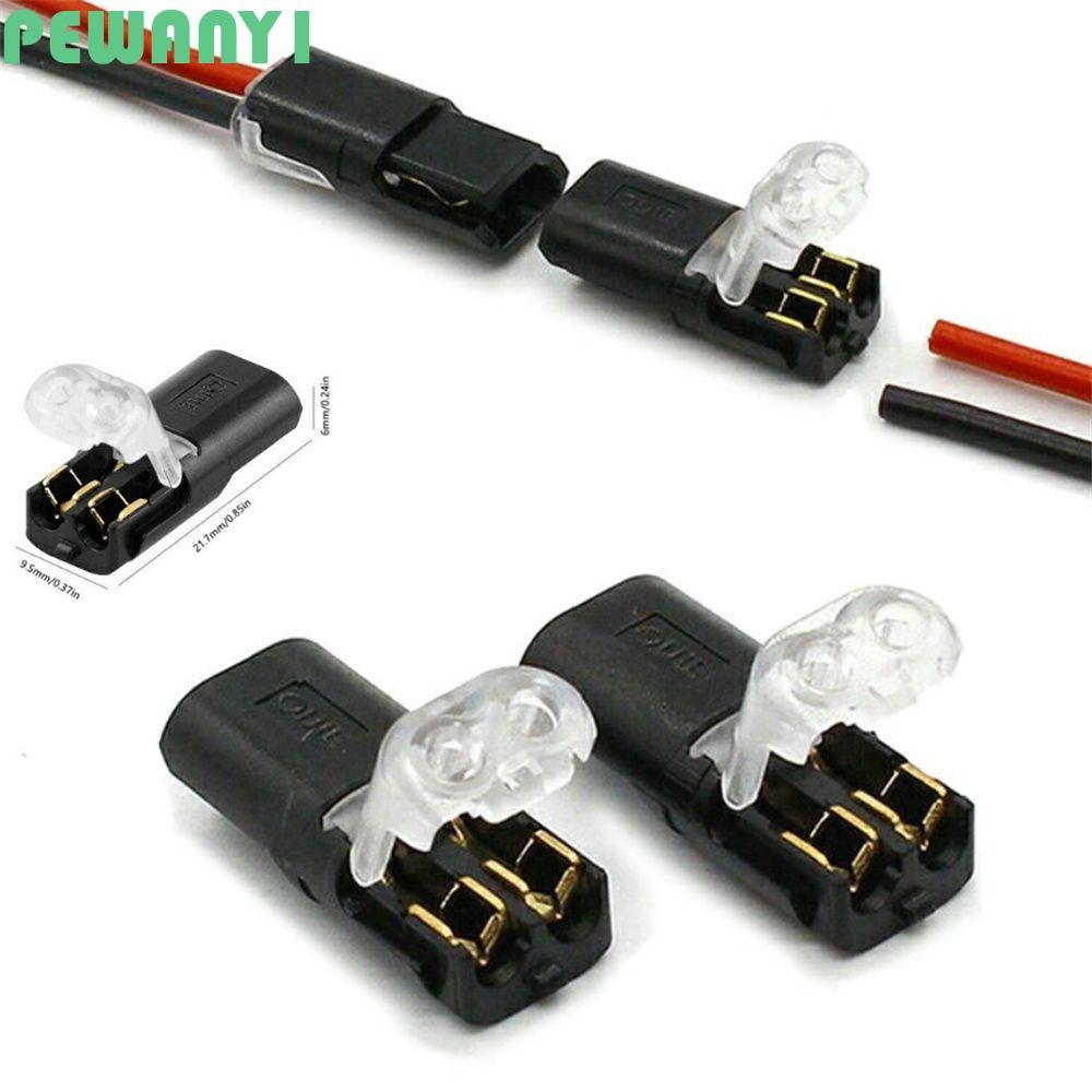 PEWANY1 Wire Connector Electrical Contacts 12V 2 Pin Wire Terminal ...