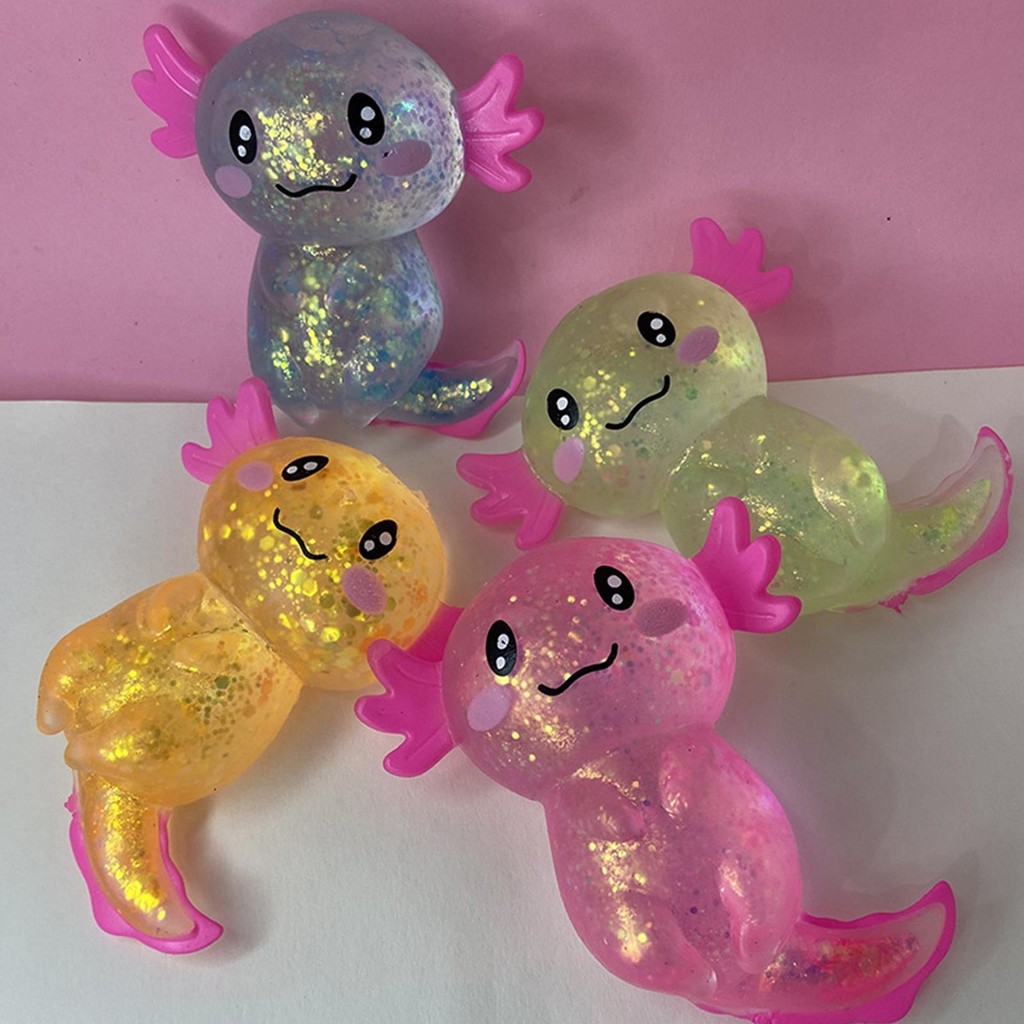 Axolotl Squeeze Toy Sensory Fidget Stress Relief Axolotl Toy Fun and ...