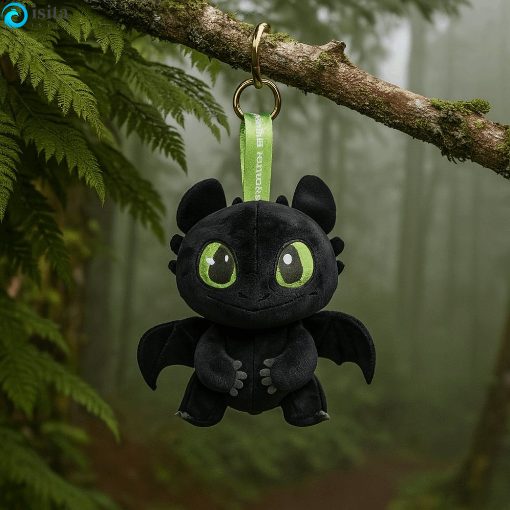 ISITA Toothless Plush Pendant, Flying Dragon Soft How To Train Your ...