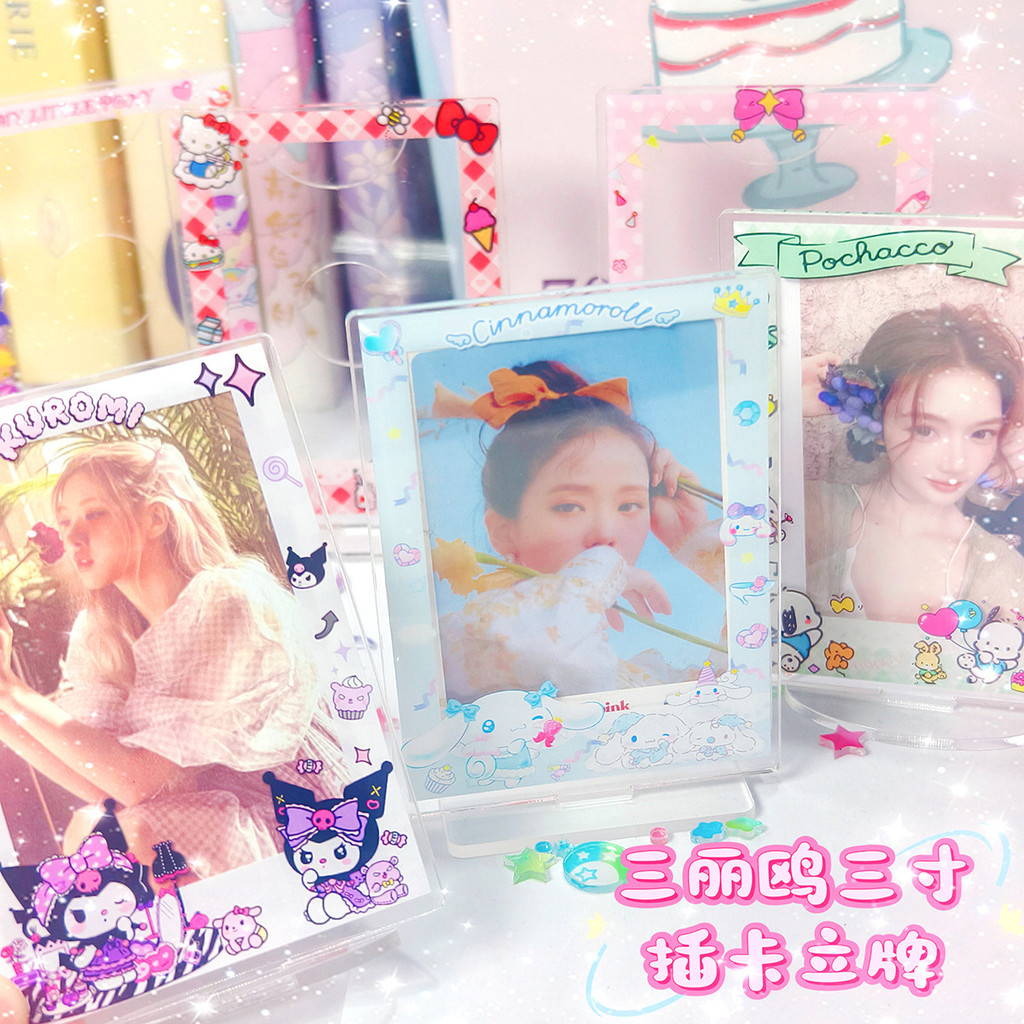 Sanrio Acrylic Photo Frame 3 Inch Polaroid Photocard Holder Desktop ...