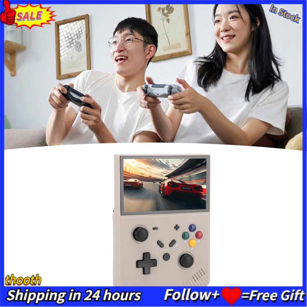 Thooth Handheld Game Console 4.3in 4K HD Display Ergonomic Design with ...