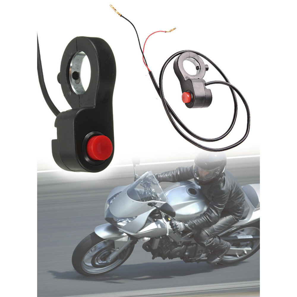 Local Delivery 7/8'' Universal Motorcycle Handlebar Switch Horn Starter ...