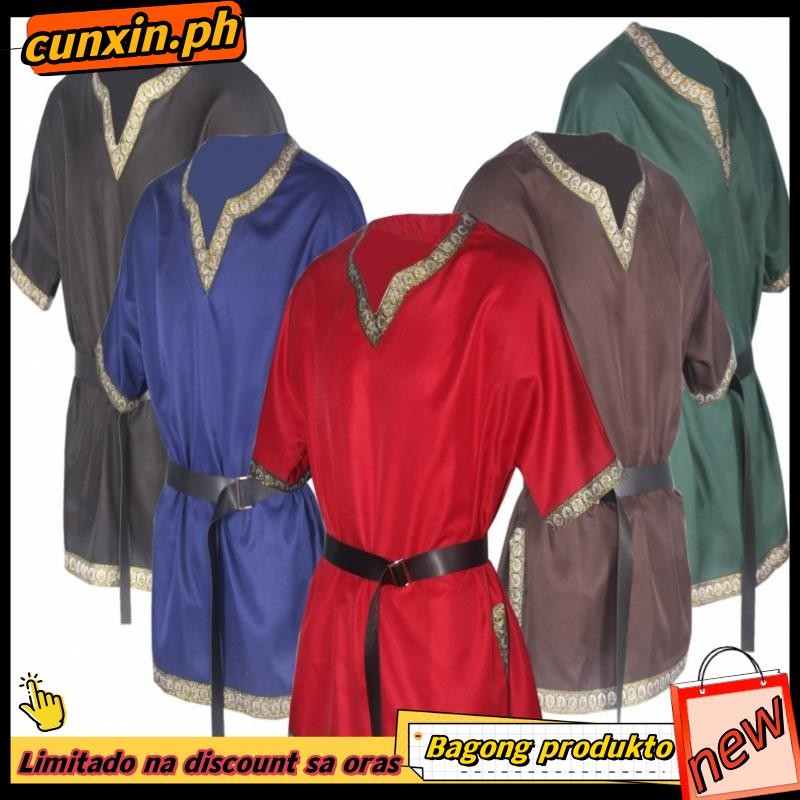 Medieval Adult Knight Warrior Tunic Cosplay Costume Norman Knight V ...