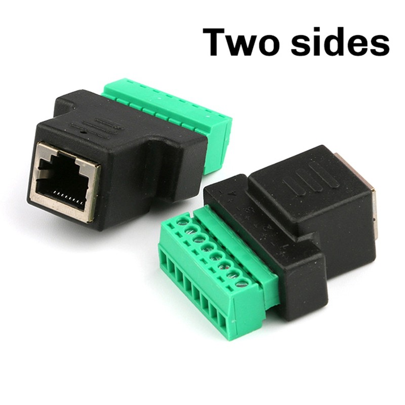 hzssmkjyxs RJ45 Female to Screw Terminal 8 Pin Connector Ethernet Cable ...