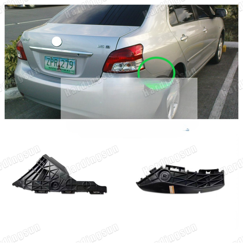 rear bumper bracket support side bumper bracket for TOYOTA VIOS gen2 2008 2009 2010 2011 2012 ...