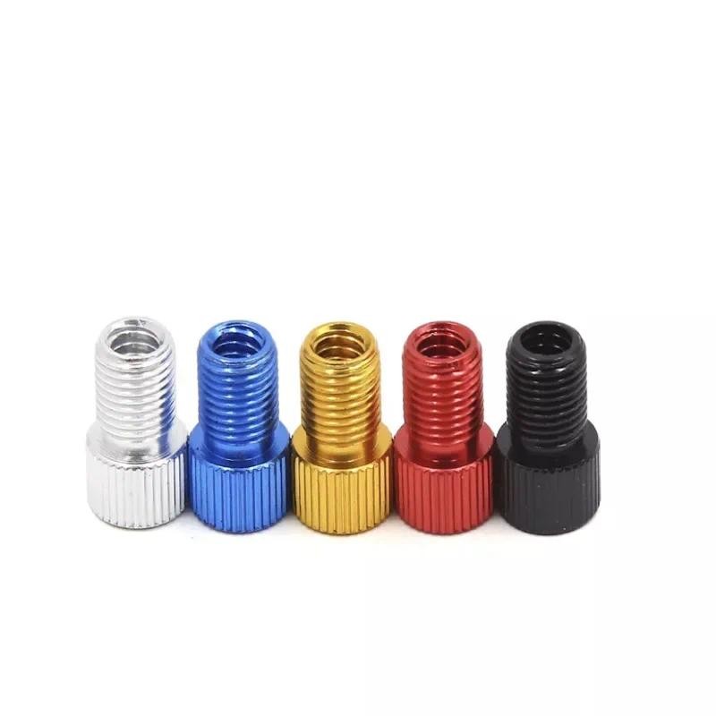 4PCS Aluminum Alloy Bike Valve Adapter Convert Presta To Schrader Valve ...