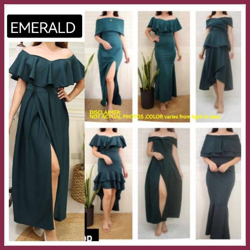 Emerald&t]sl#Maxi)M}Dress>q}Neoprene>H}for>n}All>r}Sizes>uH}All Colors ...