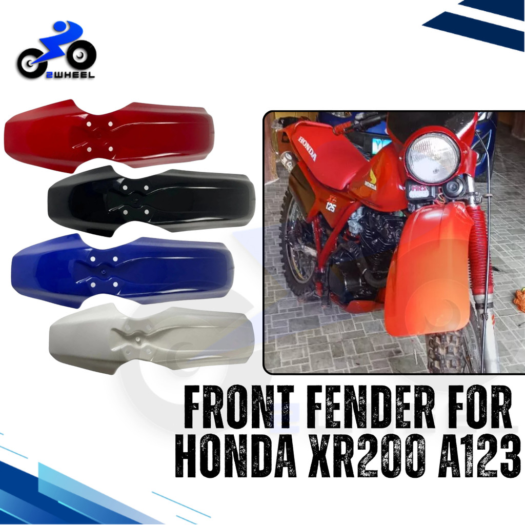 MOTORCYCLE PARTS ACCESSORIES FRONT FENDER FOR XR200 | Shopee Philippines