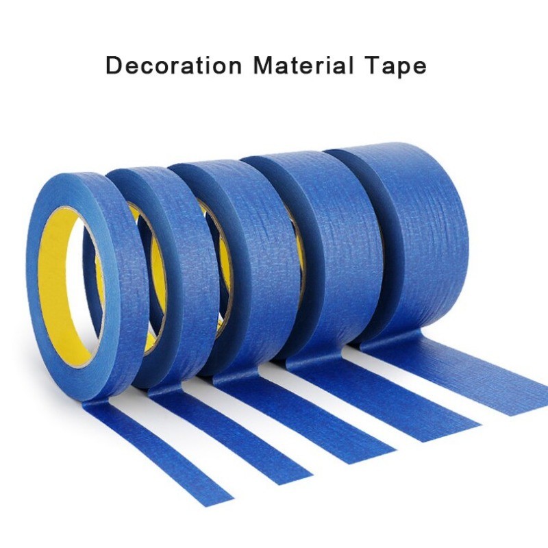 10mm/25mm/50mm x 20M Blue Masking Paper Tape Practical DIY Decor ...