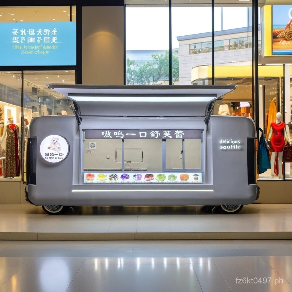 Multifunctional Coffee Camp Restaurant Outdoor Market Milk Tea Cart ...