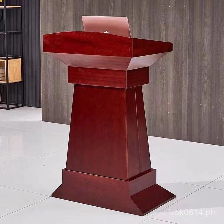 Conference Room Speech Platform Standing Reception Desk Podium Table ...