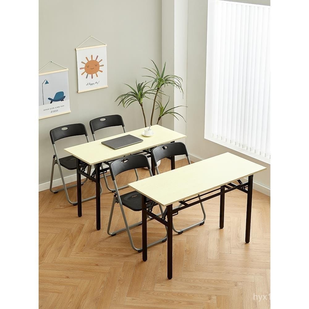 Long Study Desk Simple Desk Computer Folding Desk Training Desk ...