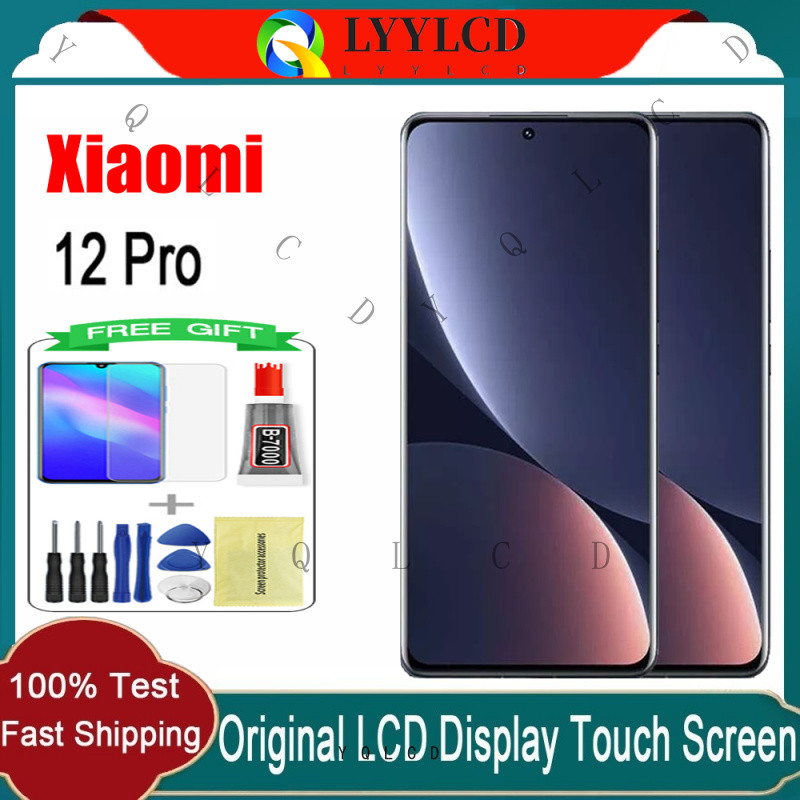 Original AMOLED Xiaomi Mi 12 Pro LCD Display Touch Screen With Frame ...