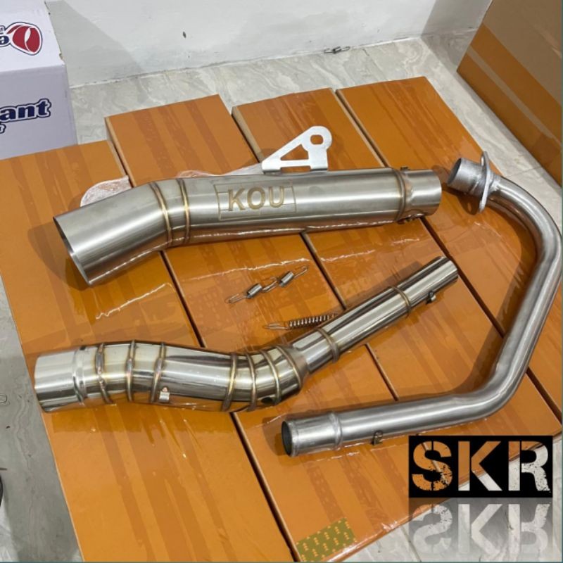 Kou mahachai 51mm conical open. spec exhaust pipe for tmx 125 155 tmx ...