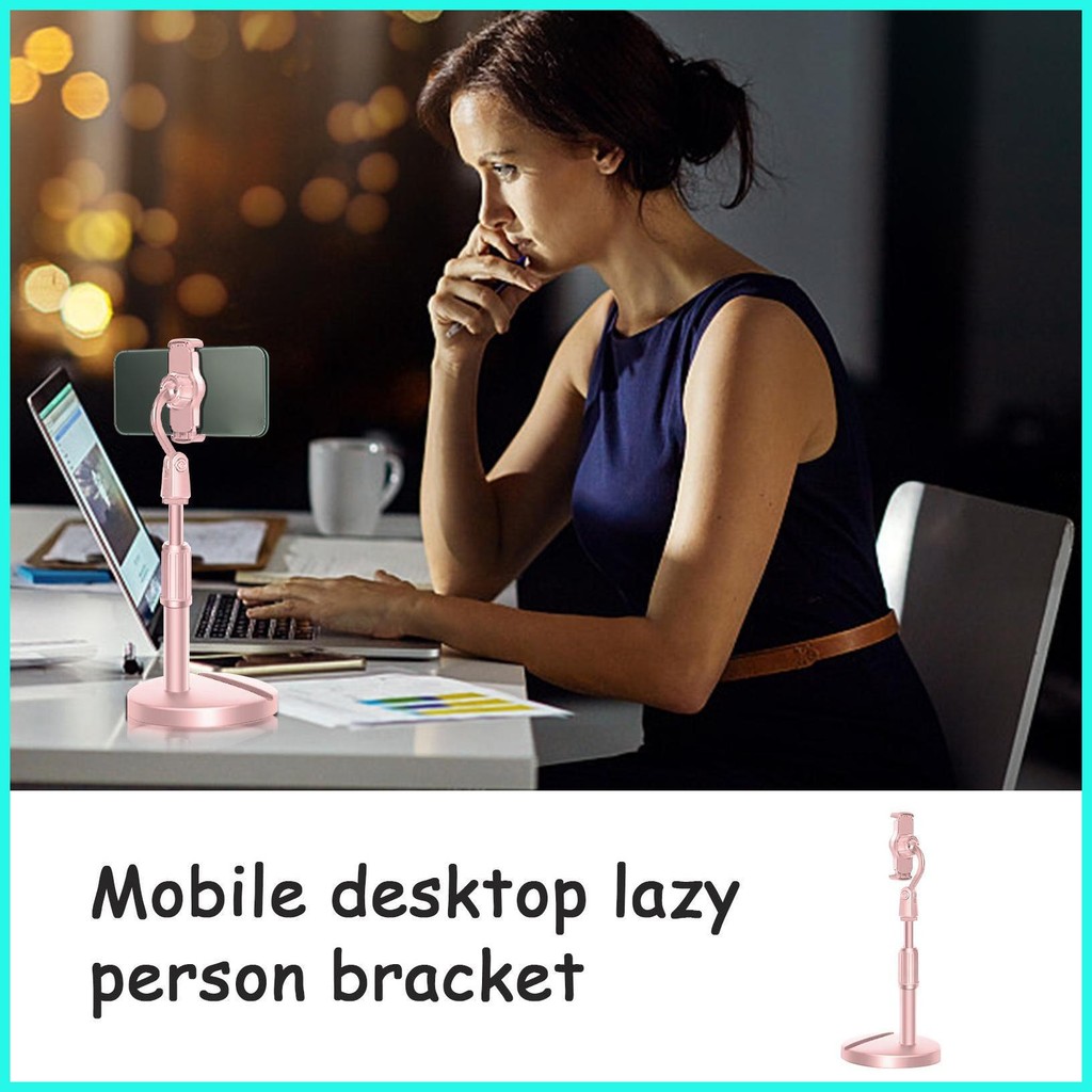 Desk Phone Recording Stand Adjustable Height Smart Phone Holder For ...