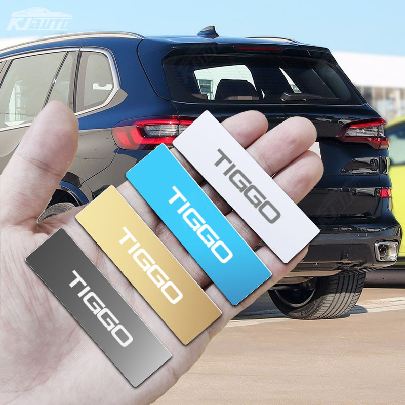Tiggo Mirror Metal Car Logo Sticker 3D Stainless Steel Badge ...