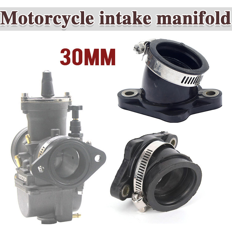 Motorcycle Carburetor Adapter Intake Manifold Rubber Interfac Fit on ...