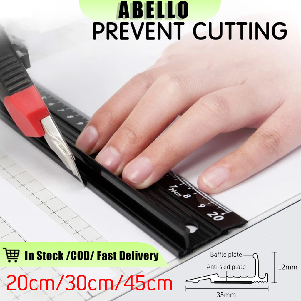 Metal Ruler Aluminum Straight Ruler Advertising Cutting Marking Ruler ...