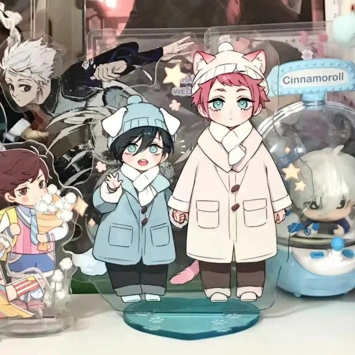BLUE LOCK Rin Itoshi Itoshi Sae Acrylic Stand Table Ornaments FJTPD3833 ...