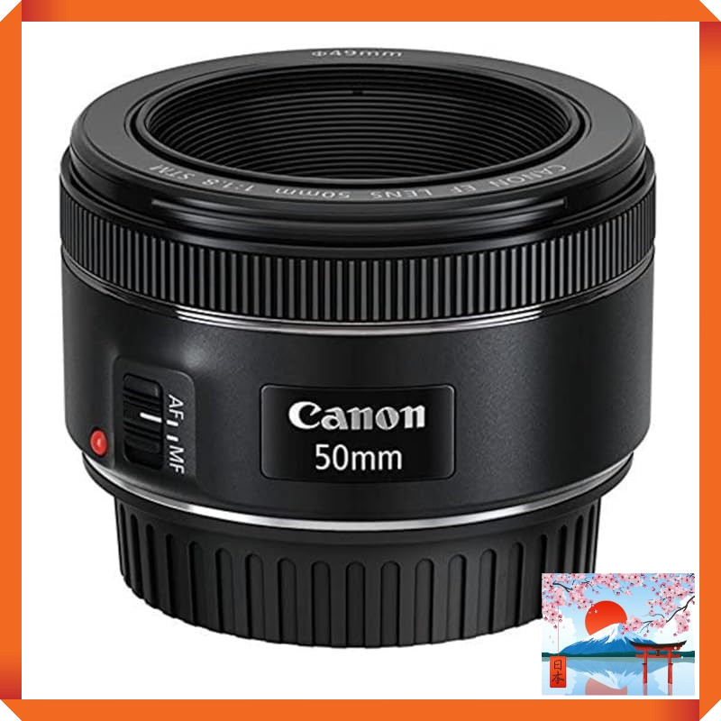 Canon Standard Prime Lens EF50mm F1.8 STM Full-Frame Compatible ...